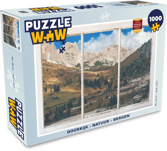 Puzzle See through - Nature - Berg - Jigsaw puzzle - Puzzle 1000 pièces ...