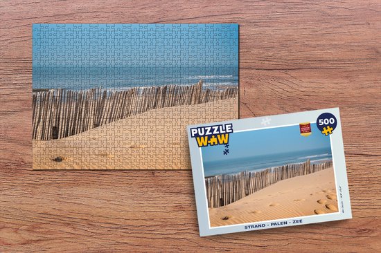 Puzzel Strand - Palen - Zee - Legpuzzel - Puzzel 500 stukjes | bol