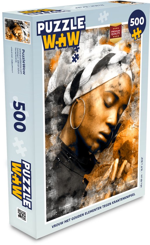 Puzzel Vrouwen - Hoofddoek - Krant - Legpuzzel - Puzzel 500 stukjes | bol