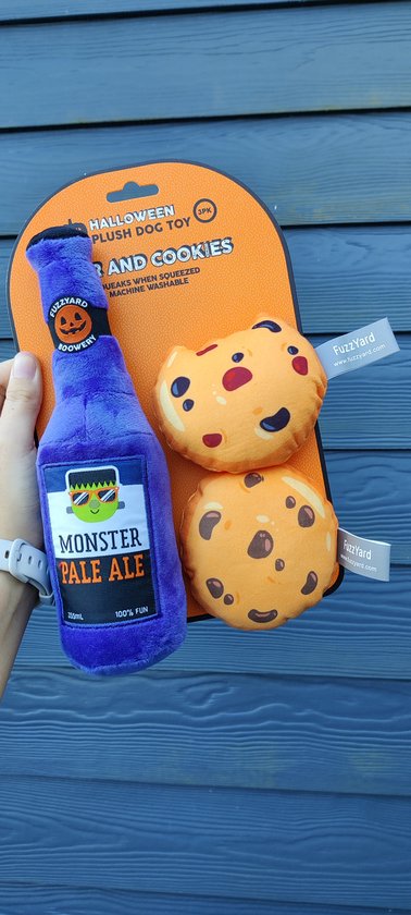 Fuzzyard Halloween Monster Pale Ale & Cookies | bol