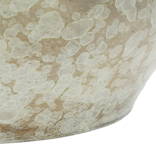 Plantenpotten/bloempotten - 2 stuks - Terracotta - groen shadow - D24 ...