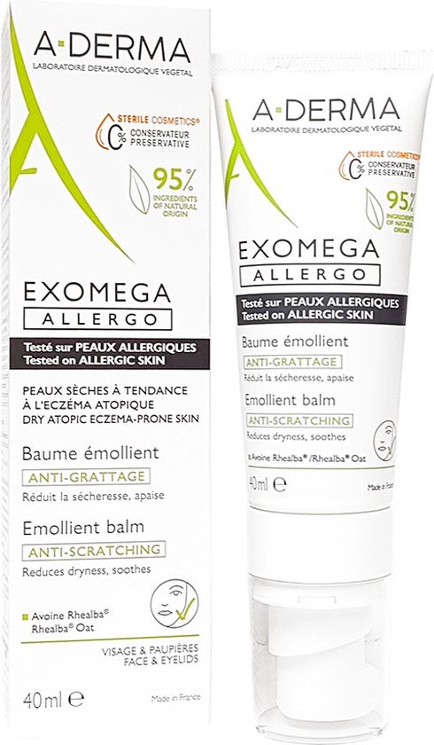 A-derma A-derma Exomega Allergo Emollient Balm 40 Ml | bol