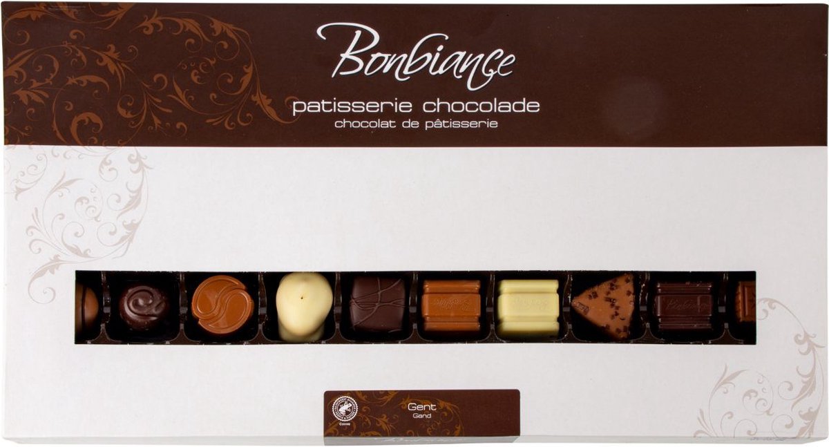 Bonbiance Handwerk bonbons Gent Zilver Belgische chocolade - Doos 900 ...