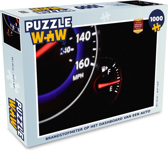 Puzzel Brandstofmeter op het dashboard van een auto - Legpuzzel ...
