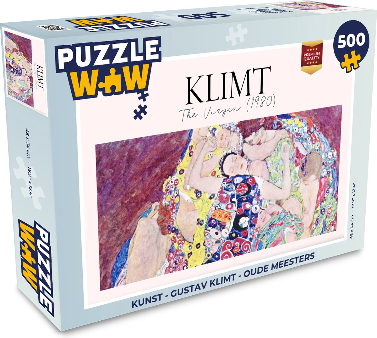 Puzzel Kunst - Gustav Klimt - Oude meesters - Legpuzzel - Puzzel 500 ...