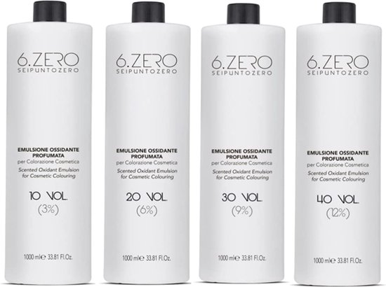 6.Zero Scented Oxidising Emulsion 30 Vol. 1000 ml | bol