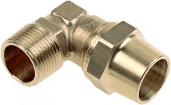 Knelfitting BELGAS - Kniekoppeling - 3/4 x 18mm - Buitendraad x knel | bol.com