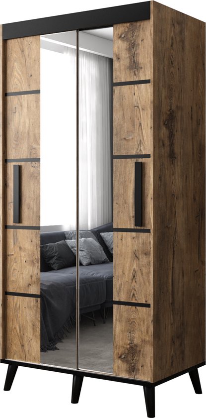 InspireMe - Kledingkast met 2 schuifdeuren, Modern-stijl, Een ...