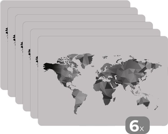 Placemat kinderen - Placemat - Placemats kunststof - Wereldkaart ... Placemat kinderen - Placemat - Placemats kunststof - Wereldkaart ...