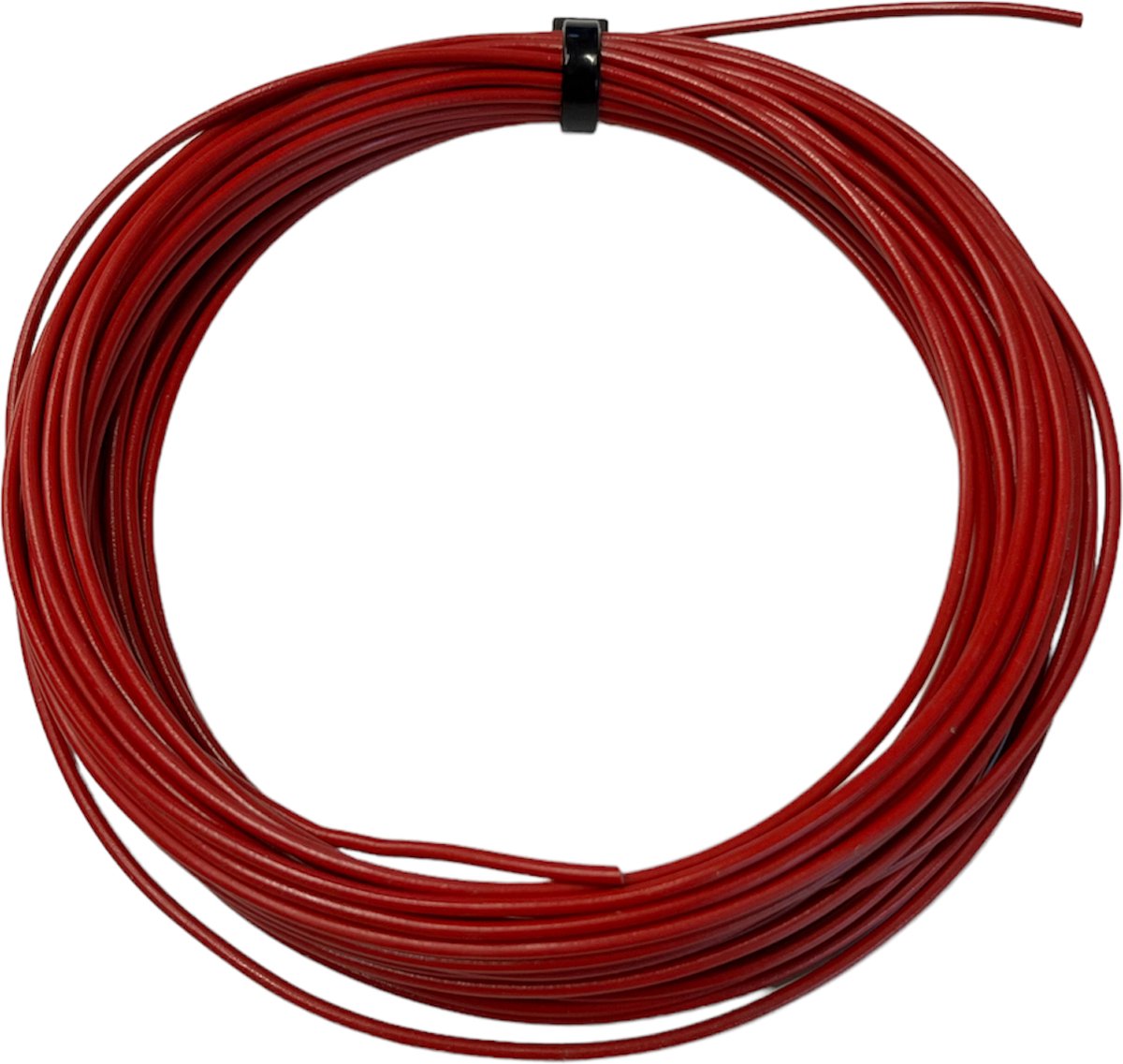 Stekkersnel - Elektra montage draad kabel snoer - 1mm² - Rood- 10meter ...