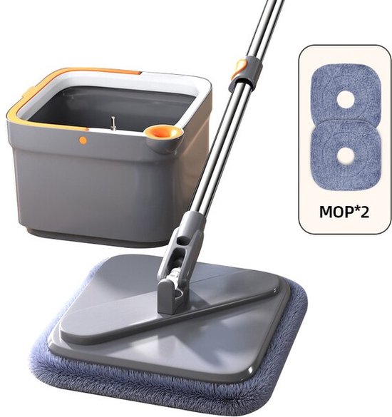 Dweilset - Schoonmaak - Dweil - Mop - Vloer Reiniging - Set met emmer ...
