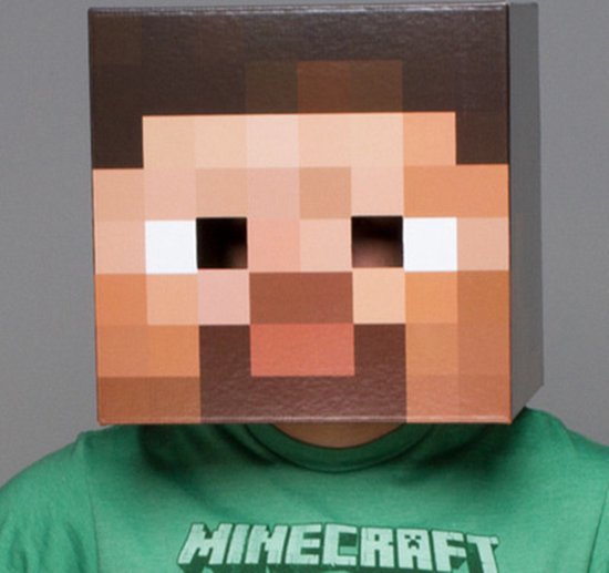Minecraft masker -verkleedmasker-Steve | bol.com
