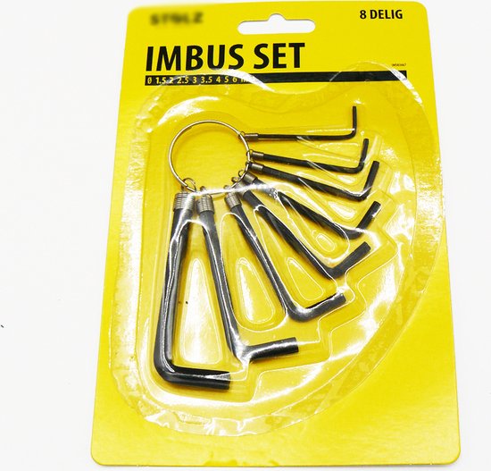 Pro Inbussleutelset - Inbusset - Inbussleutels - Inbus 8-delig - 1.5 t ...