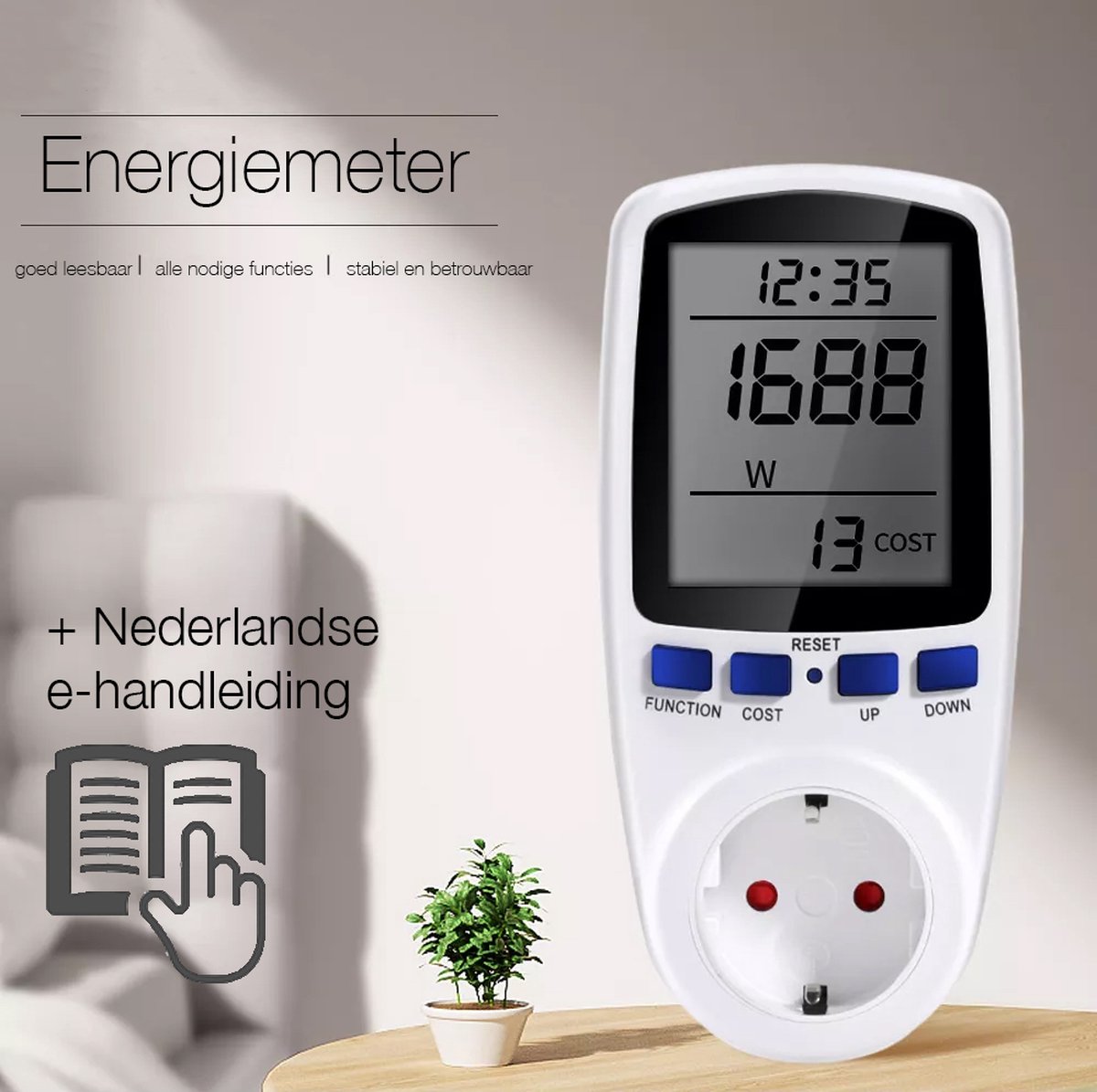 Energieverbruiksmeter - Stroomverbruik meter - kWh Meter - P1 Meter ...