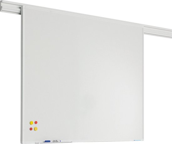 Whiteboardrail PRO - Geëmailleerd staal - Weekplanner - Maandplanner ...