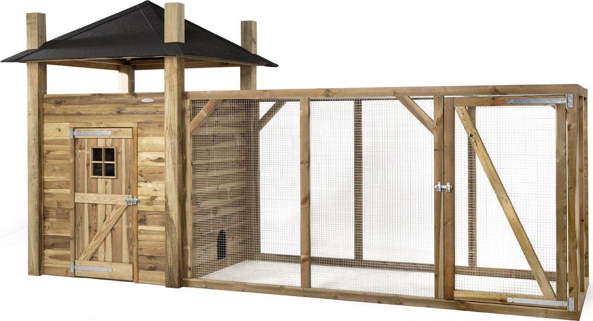 Kippenhok Loes XL - Kippenren - Kippenhok met ren - Kippenren voor ...