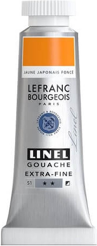 Lefranc & Bourgeois Linel Gouache Extra Fine Japanese Deep Yellow 164 ...