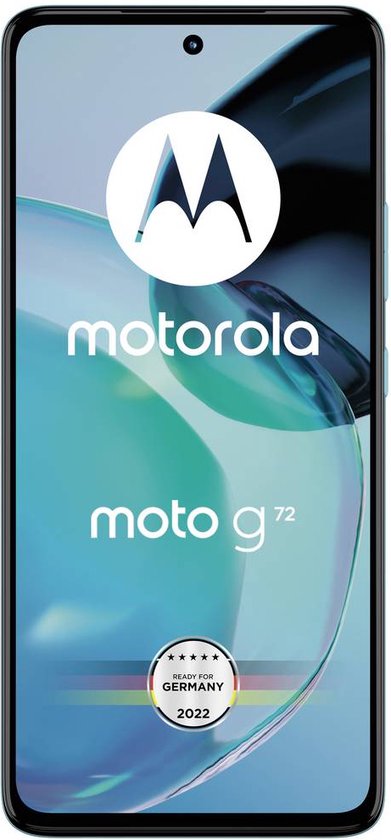 Motorola Moto G72 Smartphone 128 GB 16.8 cm (6.6 inch) Blauw Android 12 Hybrid-SIM | bol