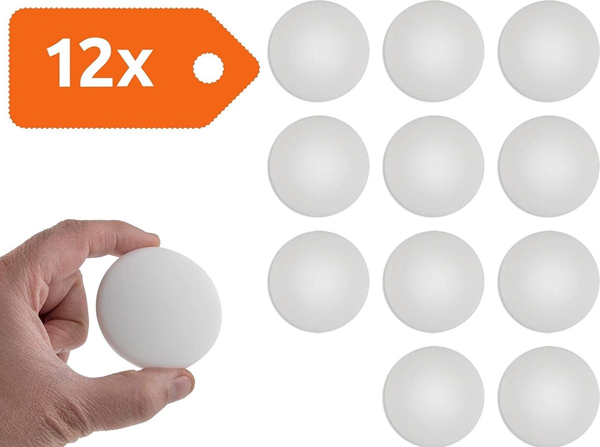 ECENCE Deurstopper muur, set van 12 - Muurbeschermer zelfklevend ...