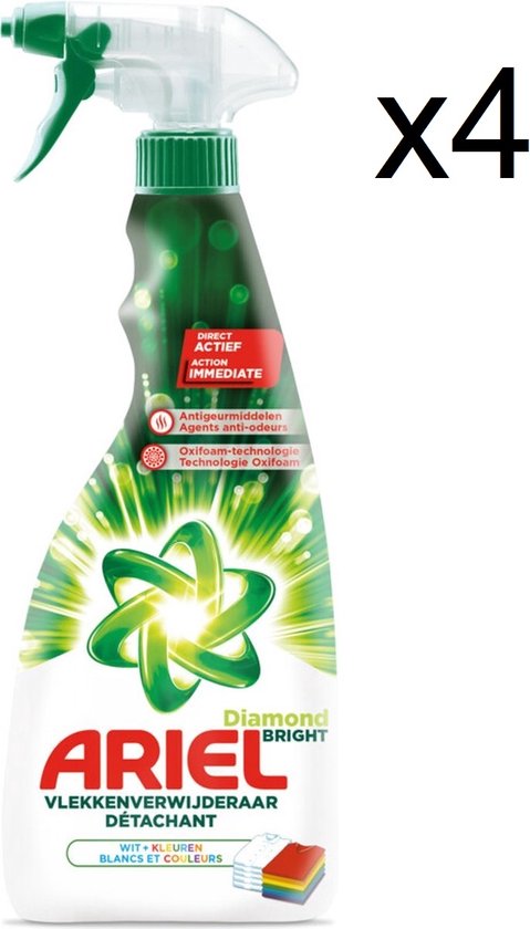 Ariel Diamond Bright - Vlekverwijderaar - Spray 750 ml - x4 ...