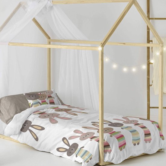 Dekbedovertrek Rabbit Family | Moshi Moshi | bol.com