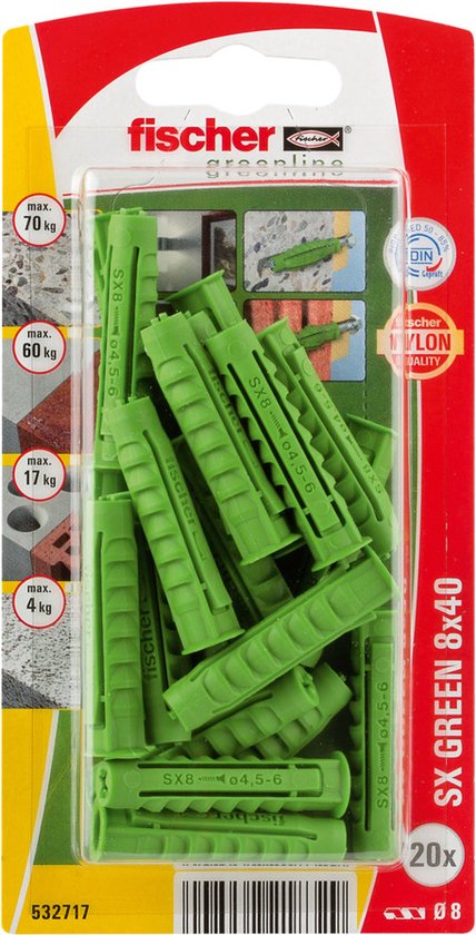 Fischer Pluggen Sx Green | bol