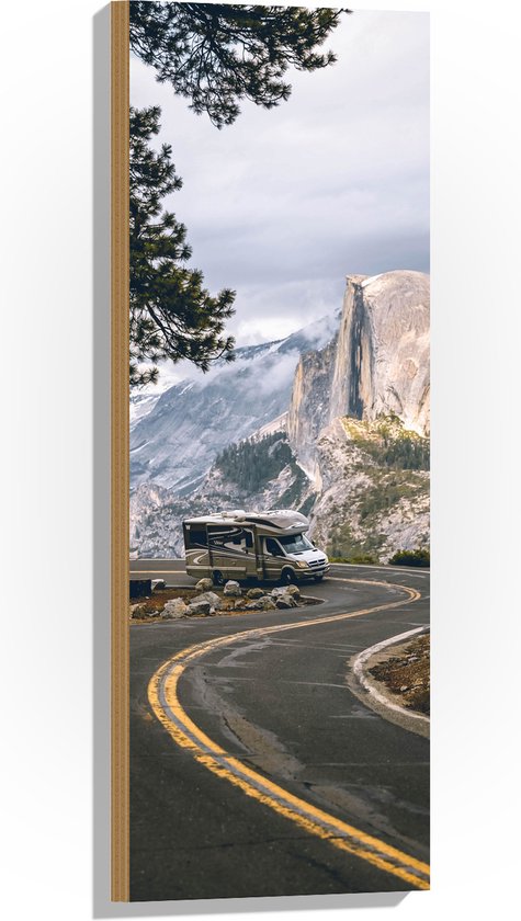 WallClassics - Hout - Kronkelweg in Berglandschap - 30x90 cm - 12 mm ... WallClassics - Hout - Kronkelweg in Berglandschap - 30x90 cm - 12 mm ...