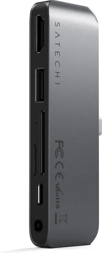 Satechi USB-C Mobile Pro Hub SD - Grijs | bol