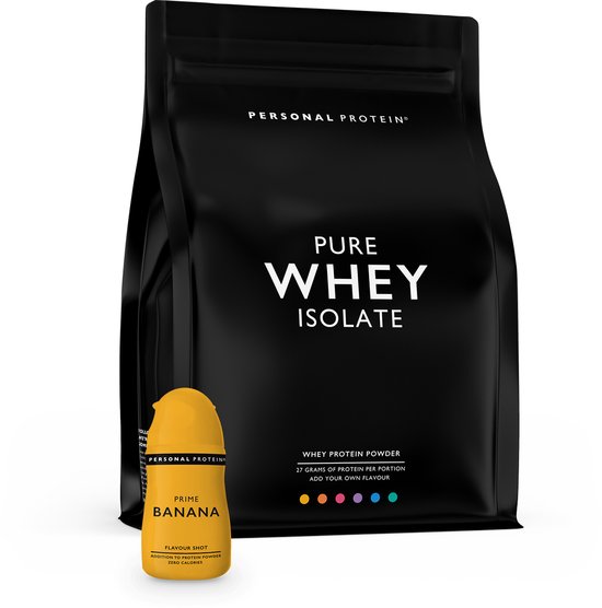 Personal Protein® – Pure Whey Isolate Protein – Banaan eiwitshake ...