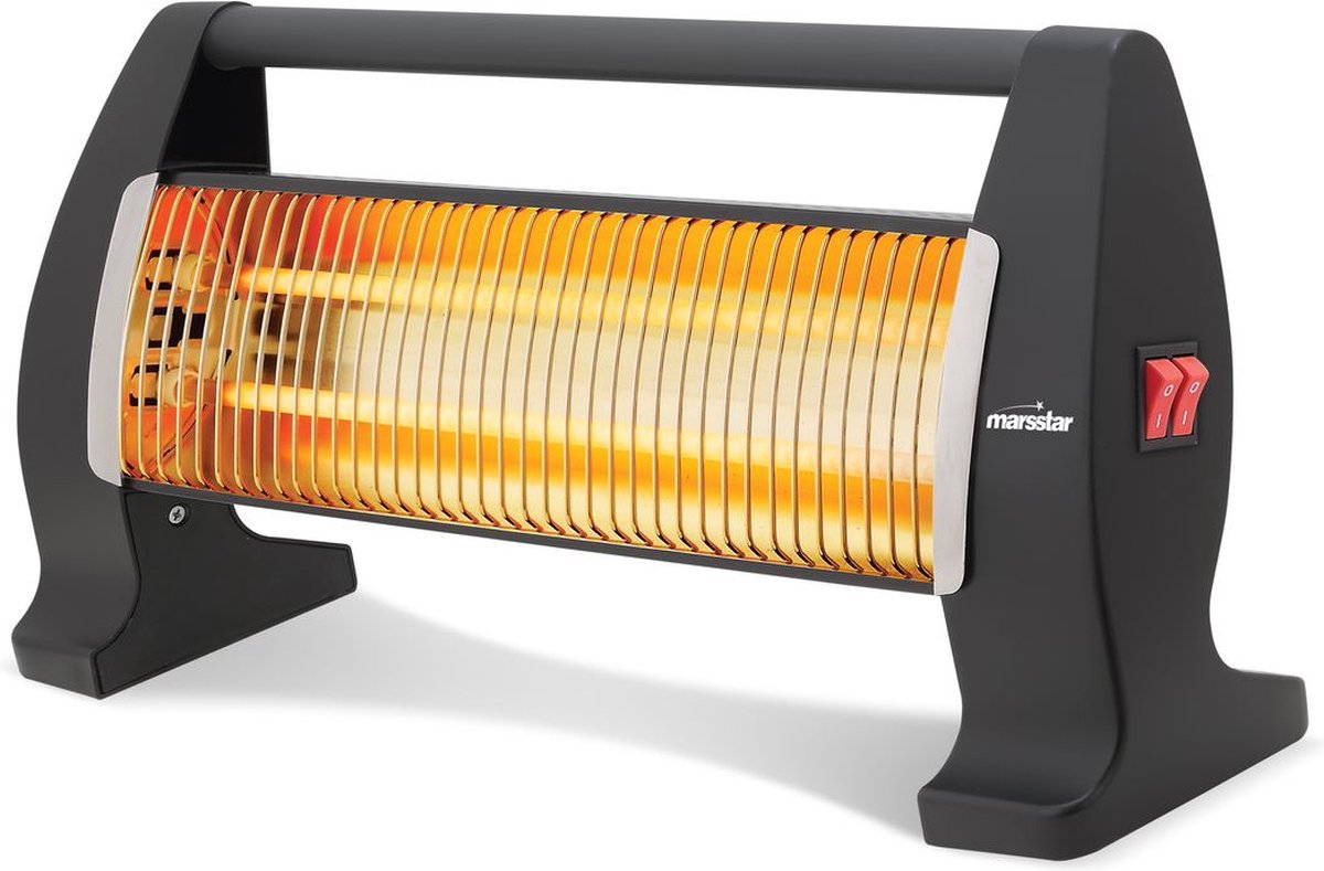 Elektrische Kachel 1400W - Zwart - Infrarood Kachel voor Binnen ...