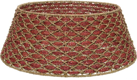 Boomring zeegras d70h28cm rood | bol