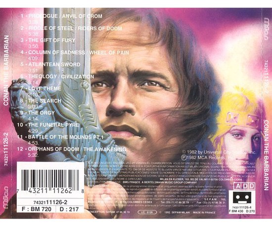 Conan the Barbarian [1982] [Original Motion Picture Soundtrack], The ...