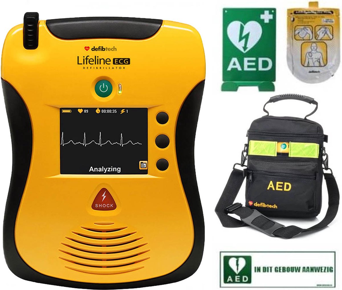 Defibtech Defibtech Lifeline Defibrillator AED - View Beeldscherm met ...