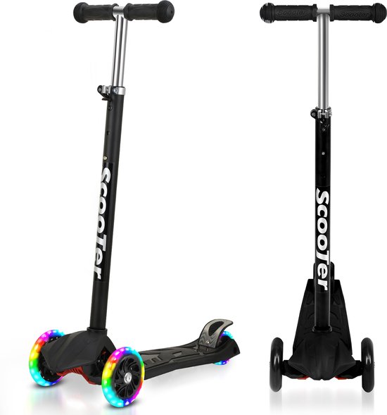 Kinderstep - Step - Met lichtgevende wielen - voor Jongens en Meisjes ...