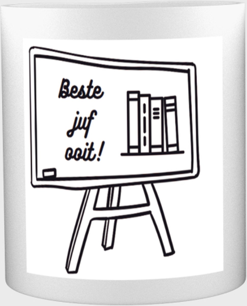 Beste juf ooit Mok met opdruk Docent cadeau - Meester en juffen dag ...