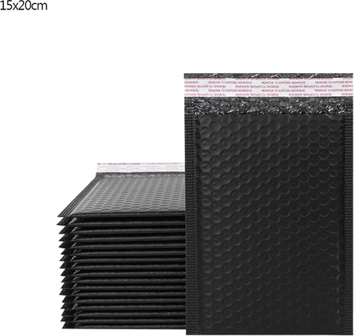 Zwarte Bubbeltjes Envelop -Bubbel Enveloppe - Gekleurde Enveloppen ...