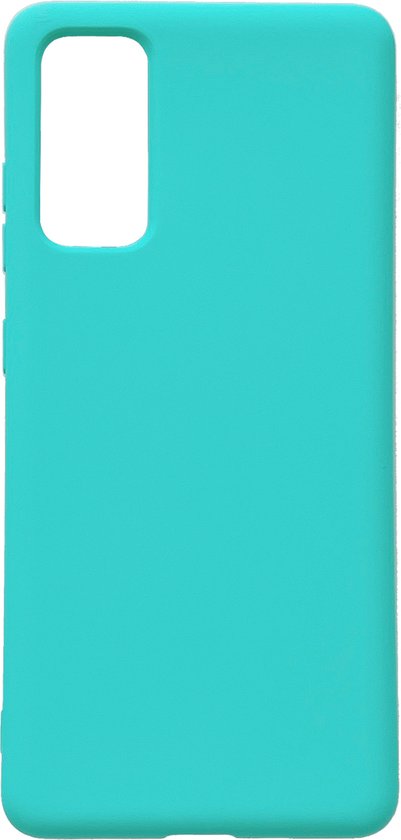 Samsung Galaxy S20 FE Hoesje Turquoise - Extra Stevig Siliconen Back Cover | bol.com