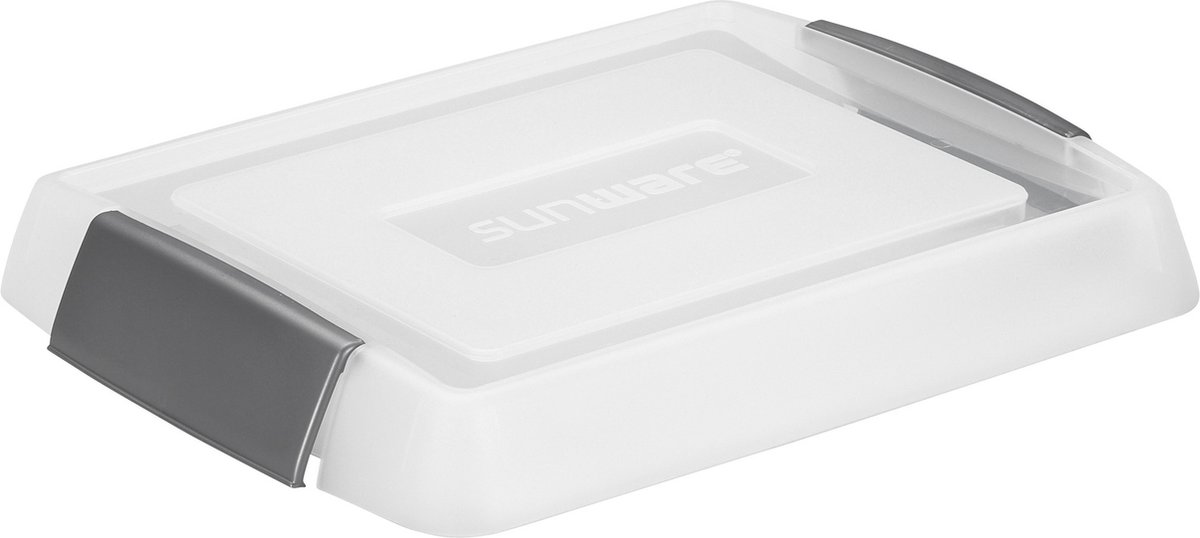 Sunware opslagbox 32 liter transparant 45 x 36 x 24 cm met extra hoge ...