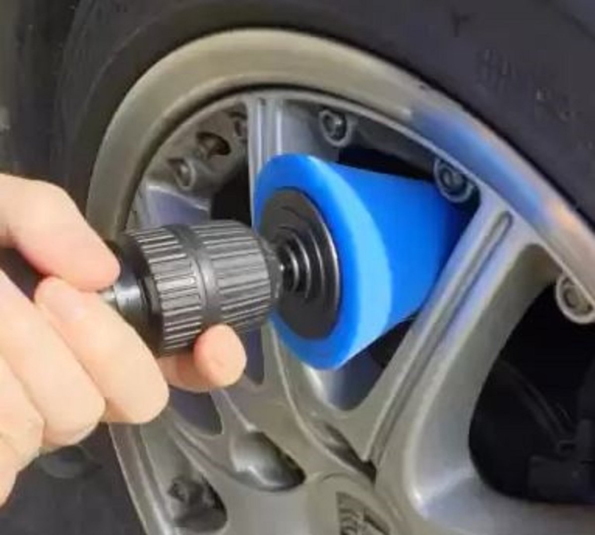 Polijstcone Set 3-delig, polijstpads ideaal voor auto velgen, bumpers ...