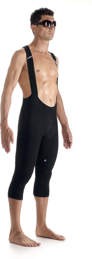 Assos Tiburu Knicker Mille S7 3/4 Fietsbroek Met Bretels Zwart | bol