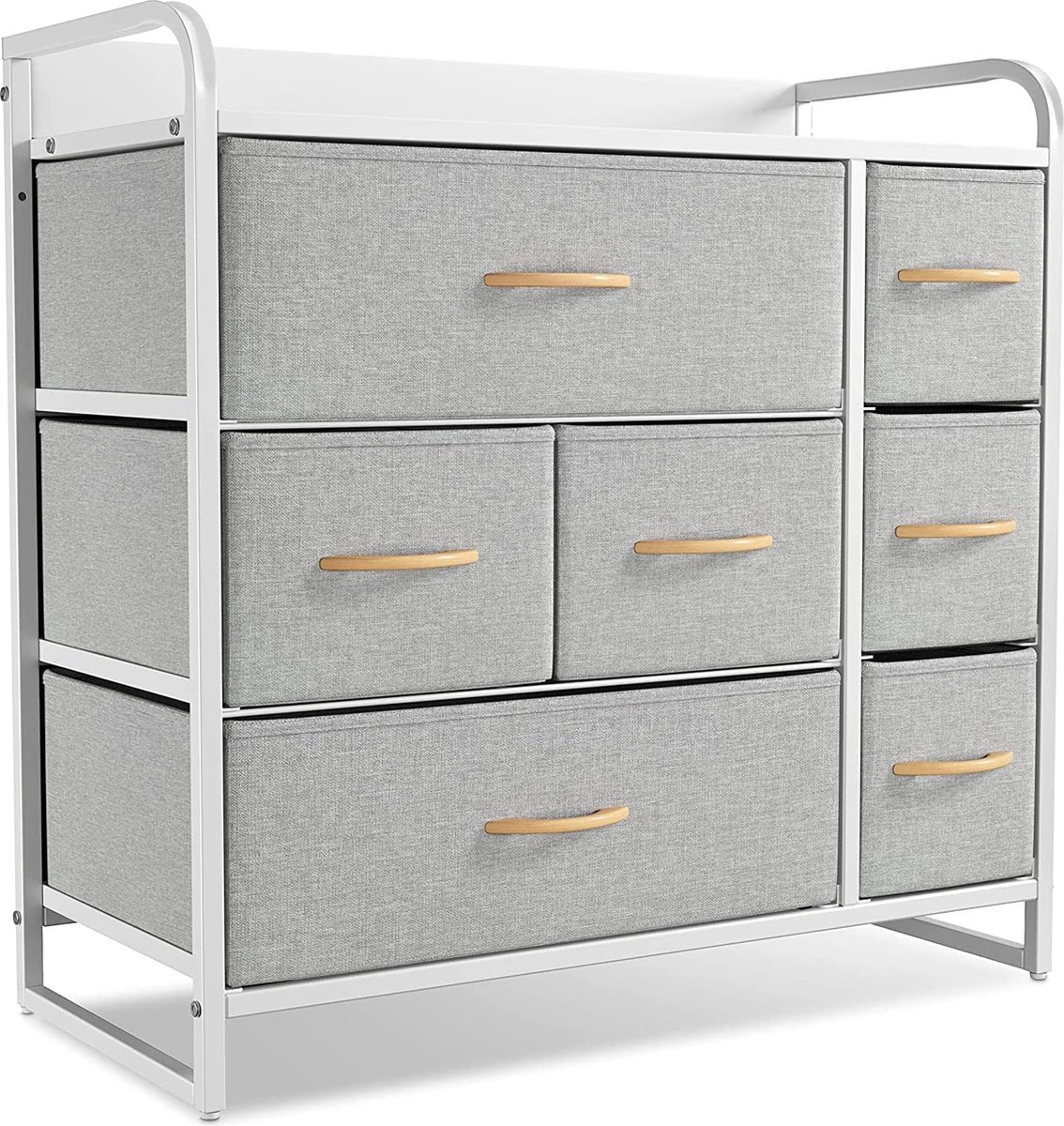 GÜMÜ - Commode met 7 laden, commode voor slaapkamer, volwassenen, van ...