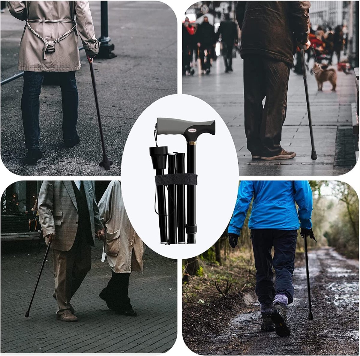 Wandelstok – Walking stick – Wandel support – voor ouderen senioren en ...