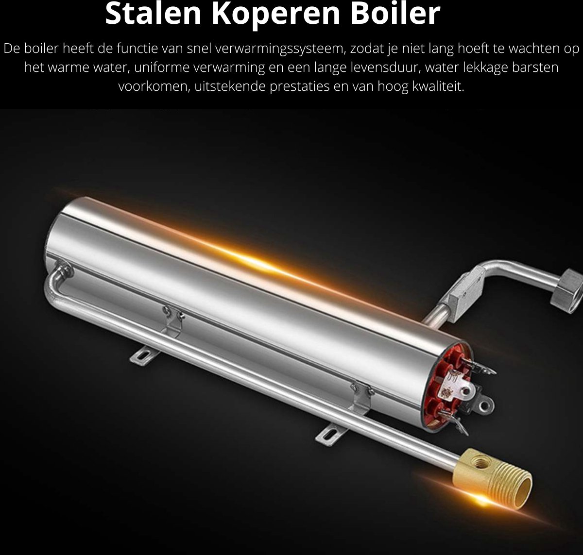 Doorstroomverwarmer - Elektrische Boiler - Geiser - Doorstroom Boiler ...