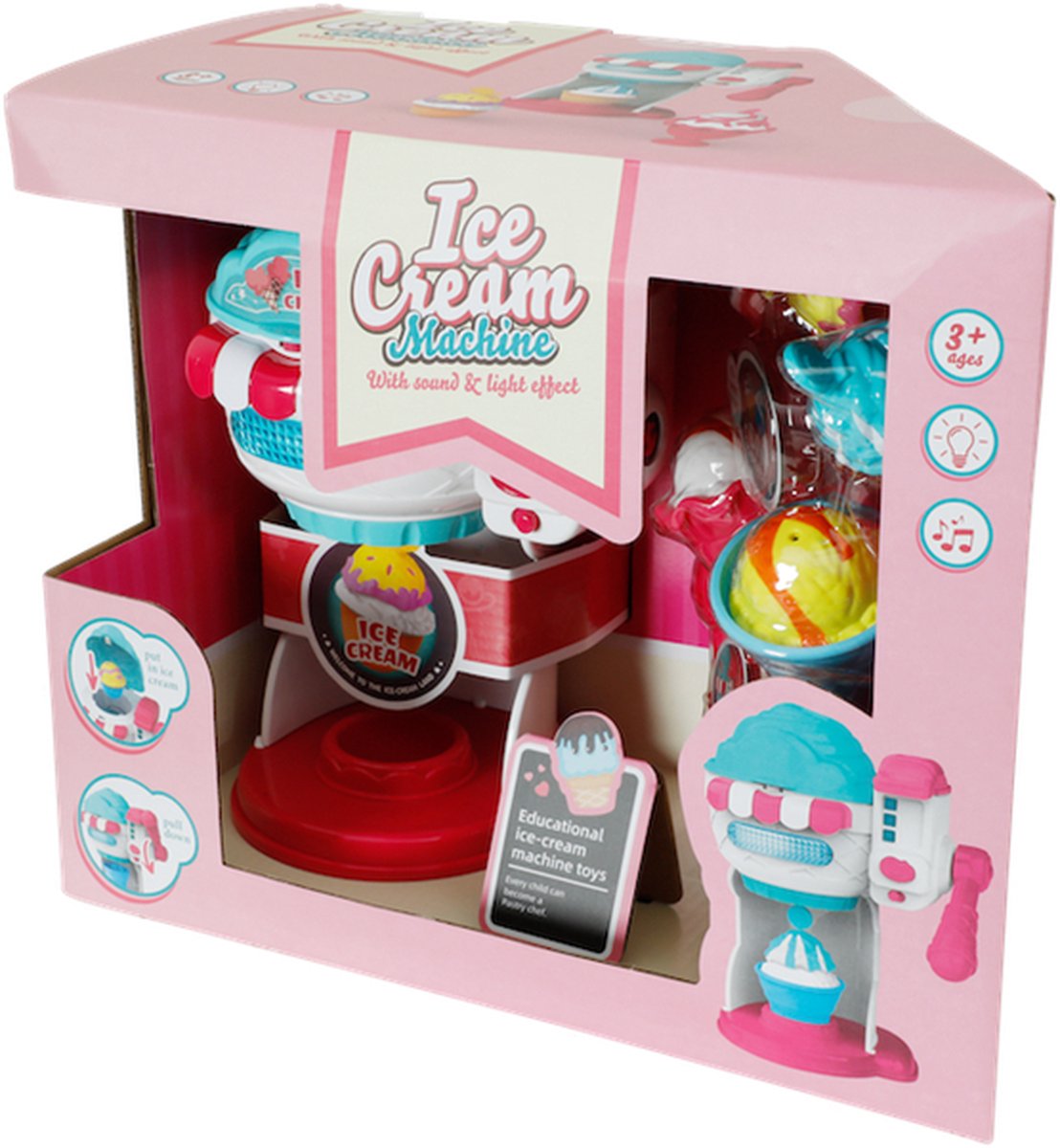 Ijsco machine - Speelset - Zelf ijsjes maken - Met licht en geluid ...