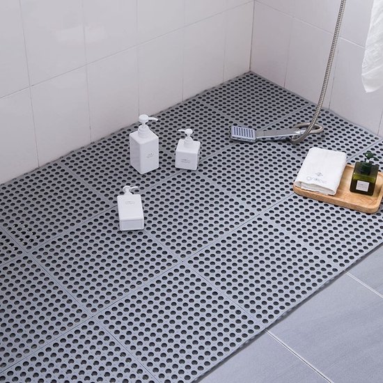 ybaymy 24 stuks 30 x 30 cm douchemat antislip naden douchematten ...