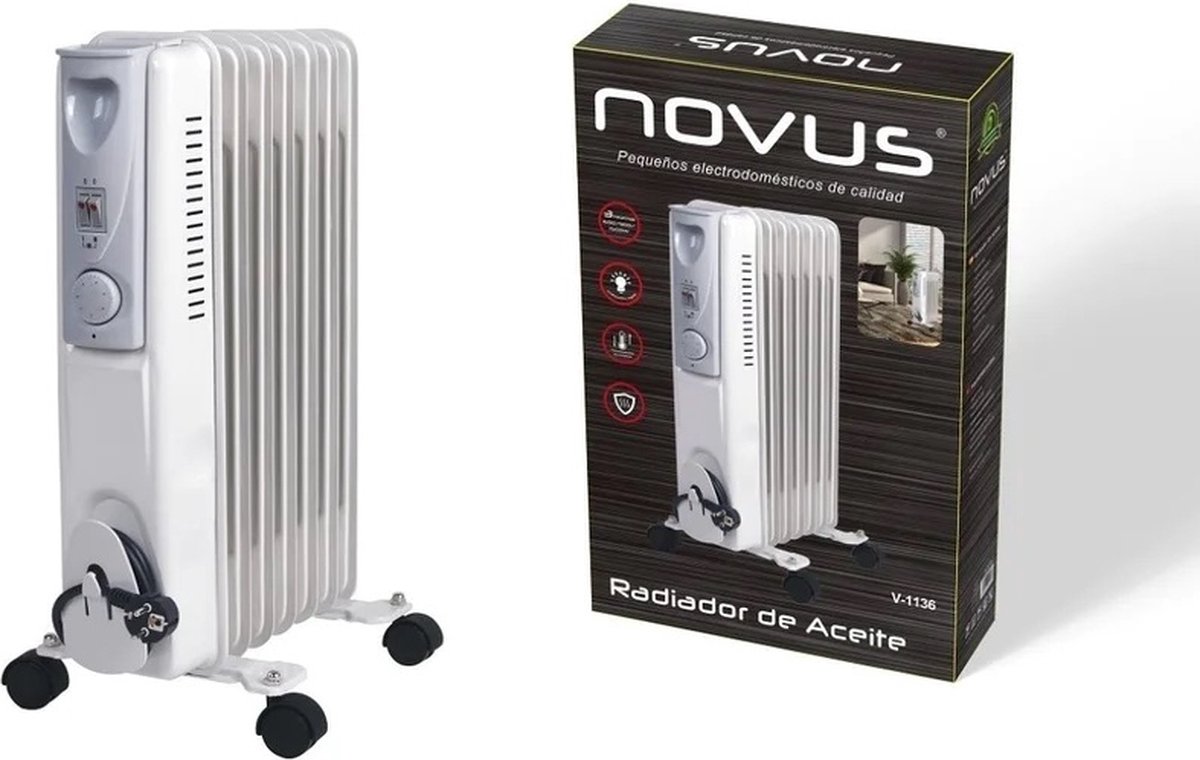 Oliegevulde radiator - Verwarming - Kachel - 1500W | bol.com