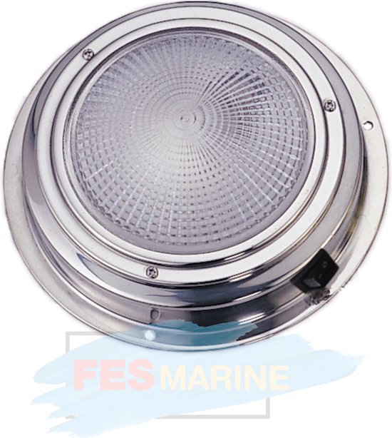 FES Marine Boot Verlichting - LED Plafondlamp met schakelaar - RVS ...