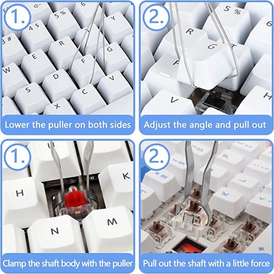 5 In 1 Mechanical Keyboard Mechanische Toetsenbord Keycap Puller ...