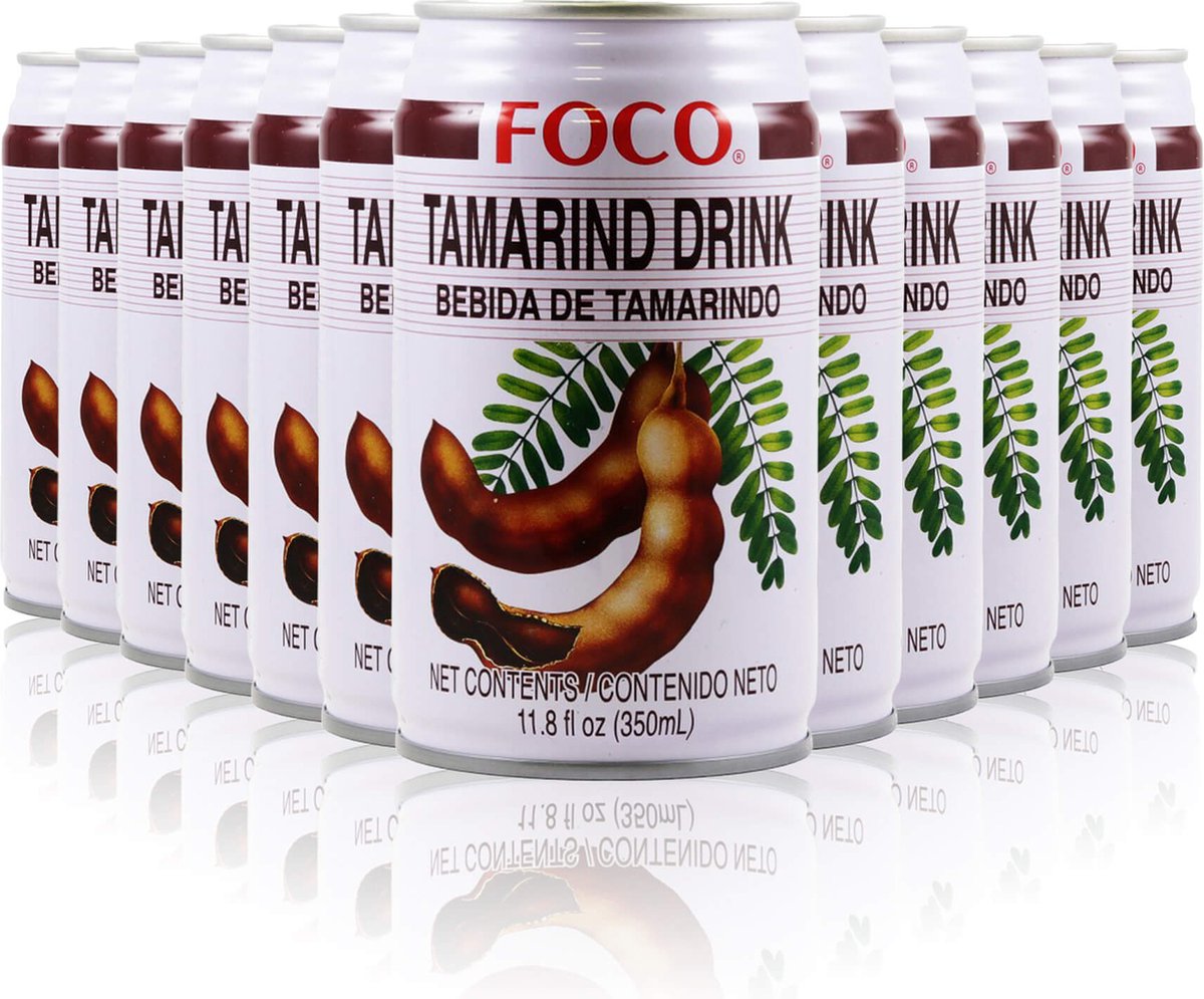 FOCO | 12 x 350 ml | Tamarind drink | Koolzuurvrij | Tamarinde ...
