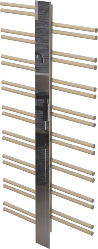 Design radiator EZ-Home - A200 MIRROR 750 x 1374 BEIGE | bol